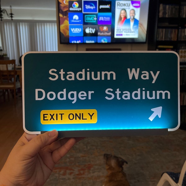 Dodger Stadium Exit Sign - Etsy
