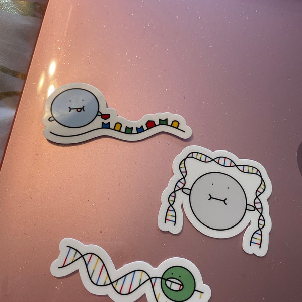 DNA Proteins Sticker Pack - Etsy