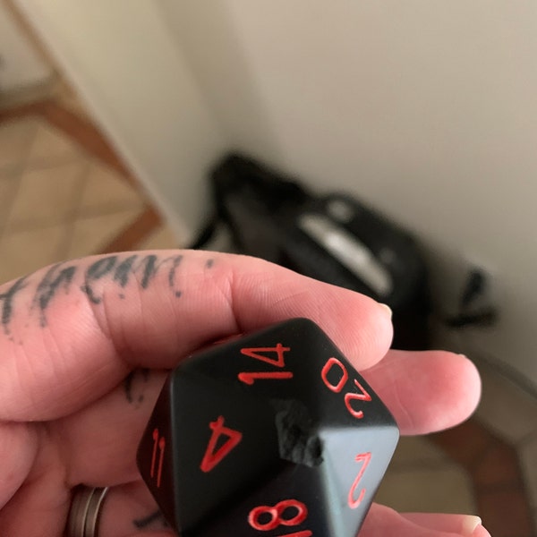 Big Jumbo 34mm D20 Large Counter Dice - RPG Tool Tabletop Roleplay ...