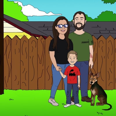 Custom Cartoon Commission Art Personalized Birthday Gift - Etsy