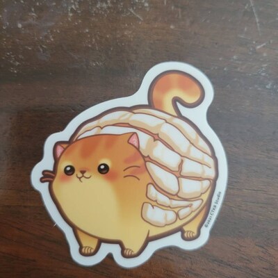 VS021 / Concha Cats Kawaii Art Sticker Set / Cute Mexican Treats ...