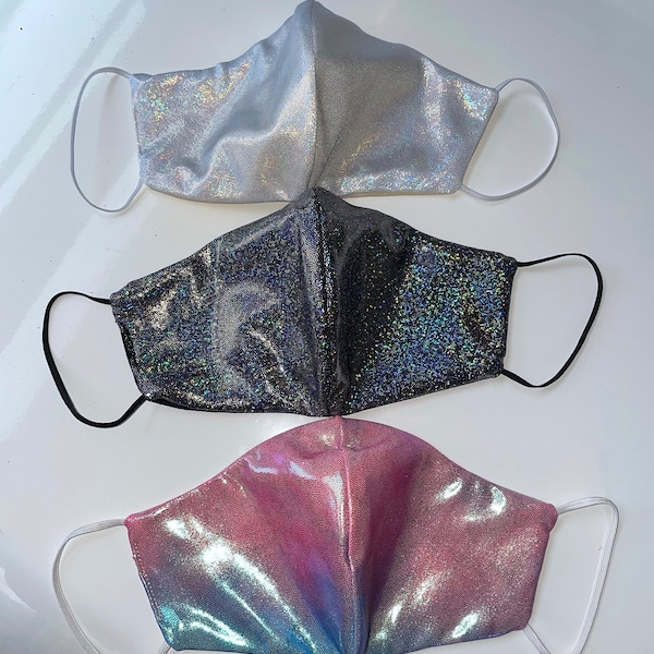 High Waist Sparkly Pink Swimsuit Set - Pink Metallic Glitter - Cynababy ...