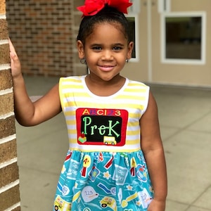 Pre-k Outfit, Pre-k Dress, First Day of Pre-k, Kindergarten Dress ...