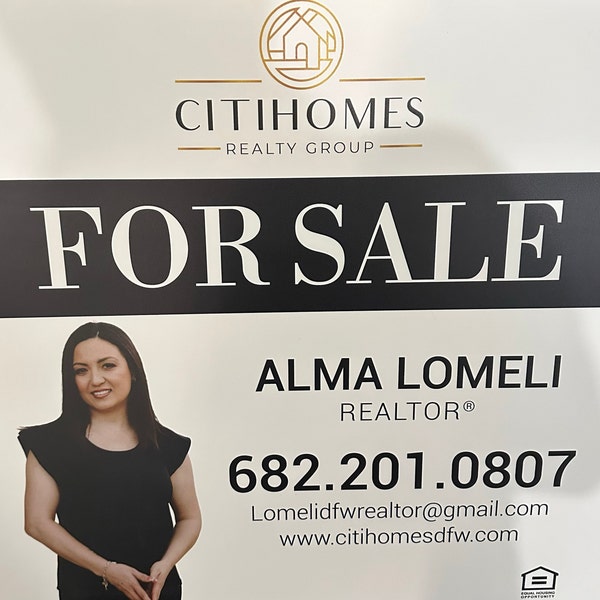 Real Estate Yard Sign 8 for Sale Sign Property Sign Listing Sign ...