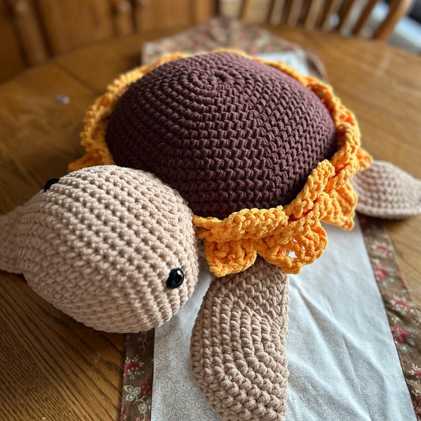 Pineapple Turtle Pattern Crochet PDF Download Beginner Friendly ...