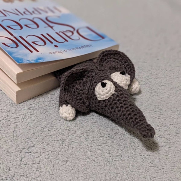 Elephant Bookmark Crochet Pattern | Amigurumi PDF Pattern - Etsy