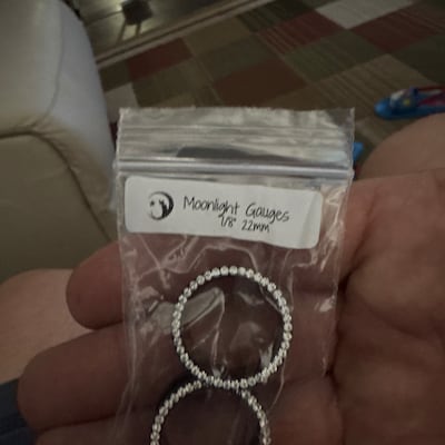 Black Steel Septum Pincher Ring Stretching Gauging Taper Horseshoe ...