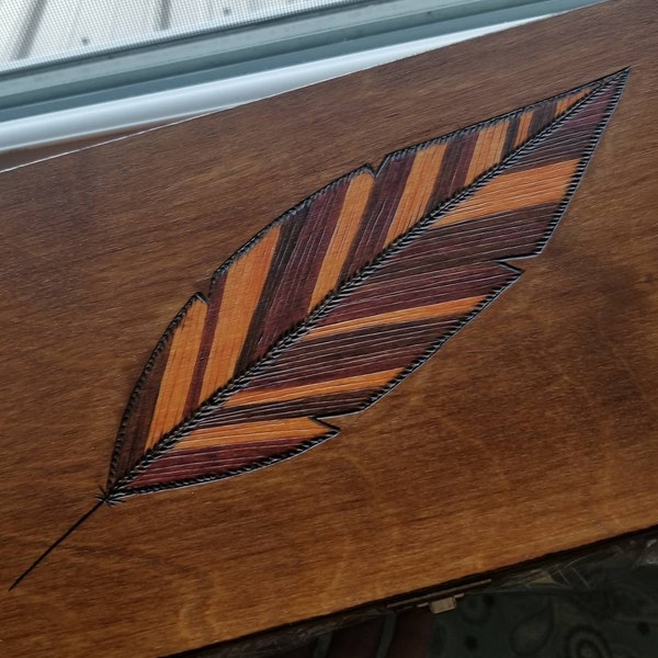 Rustic Key Box, Wooden Key Organizer, Leaf Key Cabinet, Wall Key Hanger ...