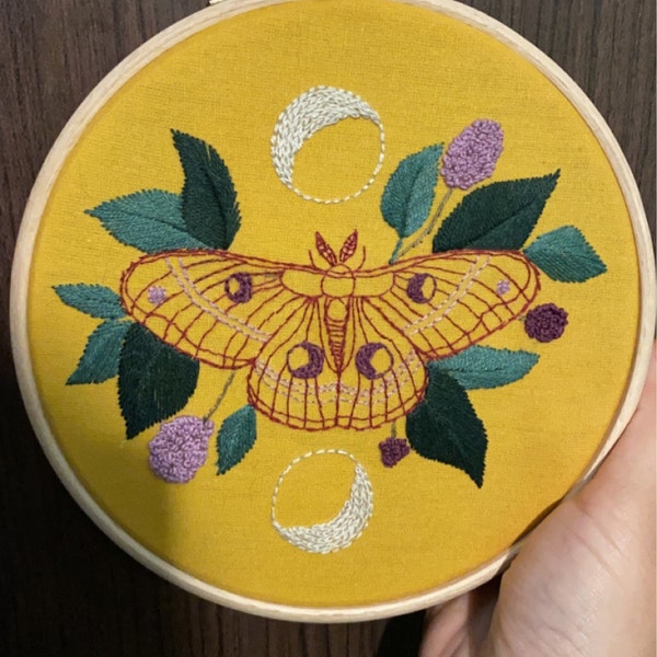 Seashell - Hand Embroidery Pattern and Tutorial / Guide | Digital ...