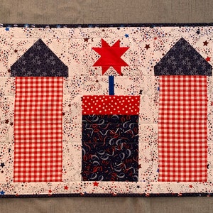 Firework Frenzy Table Runner Pattern PDF Pattern - Etsy