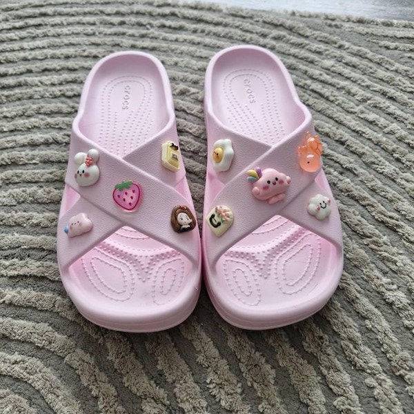 Super Cute BABY MONKEY Riding A BANANA Charm to Fit Crocs/clogs -3D ...