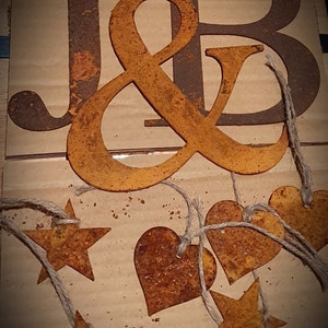 Flat Metal Rusty Letter B / Metal / Letter / Rusty Letters / - Etsy UK