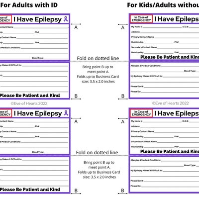 In Case of Emergency Card Printable, ICE Card, Printable Medical Card ...