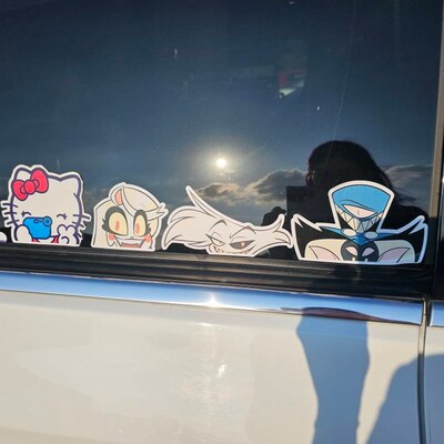 Allan Smiling Friends Sticker Mirror Front Facing Allan Waterproof ...