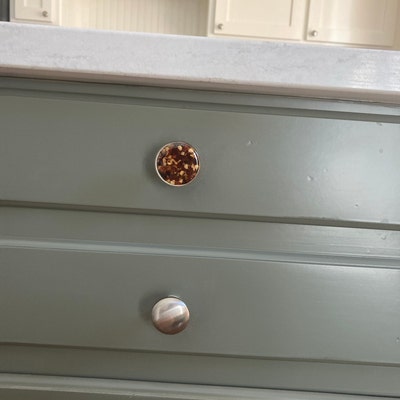 Antique Copper Spice Resin Cabinet Knobs, Farmhouse, Boho, Unique Knobs ...