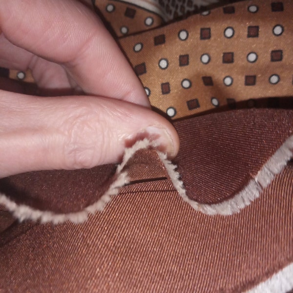 Mens Vintage Paisley 60's Blue Kipper Tie, Gents Rare Retro Psychedelic ...