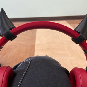 Mini Horns Attachment for Headset, Tiny Imp Demon Horn, Live Streaming ...