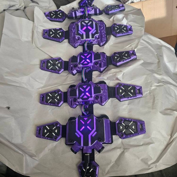 Real Laser Cut Metal! PULSE//V2:NANO Sound Reactive LED Cyberpunk ...