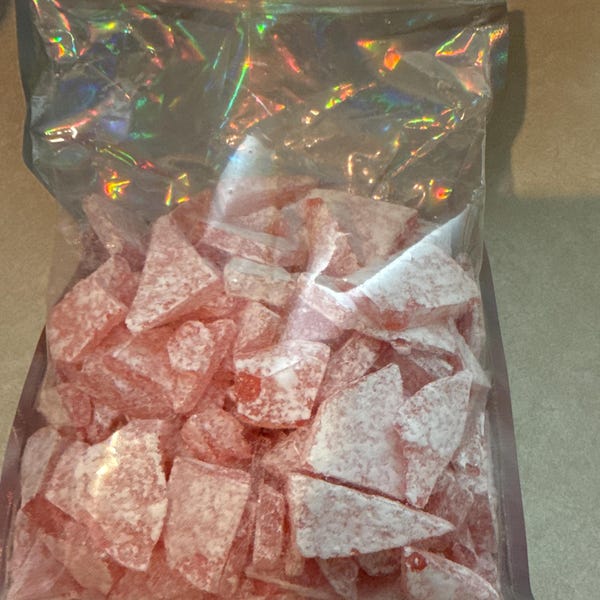 1 Lb. Homemade Rasberry Hard Tack Candy - Etsy