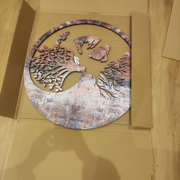 Serrated Classy Wood Wall Decor, Geometric Wood Wall Art, Home Decor ...