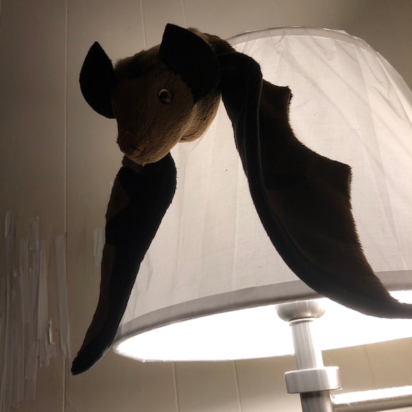 Bat Plush, Fruit Bat, Flying Fox Cute Toys Bat Stuffed Animal Halloween ...