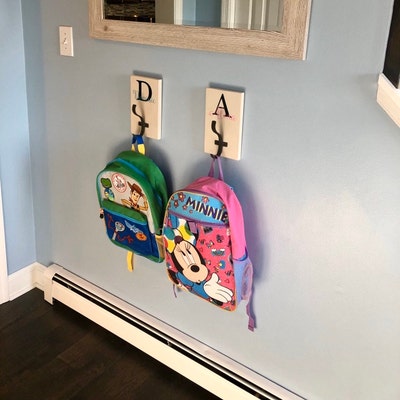 Name Hook, Backpack Hanger, Backpack Hook, Towel Hooks, Bathroom Decor ...