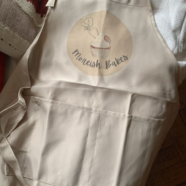 Custom Branded Aprons - 3 Colours Available | Triple Pouched Front ...
