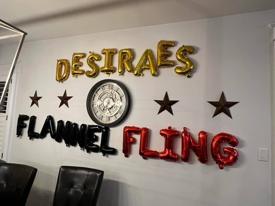 Flannel Fling Banner Balloons Flannel Fling Bachelorette Party | Etsy