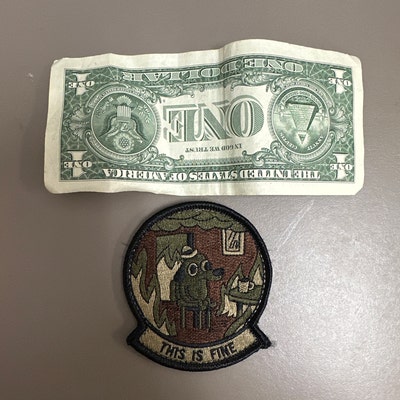 This is Fine OCP Embroidered Morale Patch - Etsy