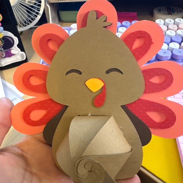 Cut File Set Turkey and Pumpkin Holder/ Thanksgiving Day - Etsy