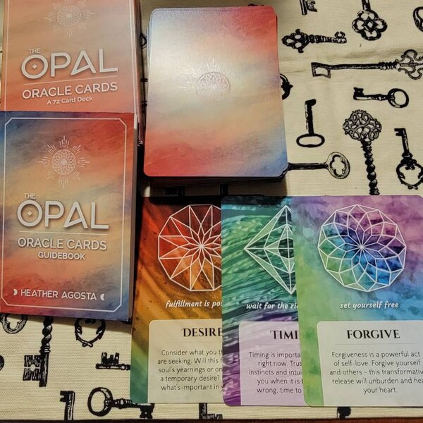 Opal Oracle Deck – 72 Cards for Self-compassion, Guidance by Heather ...