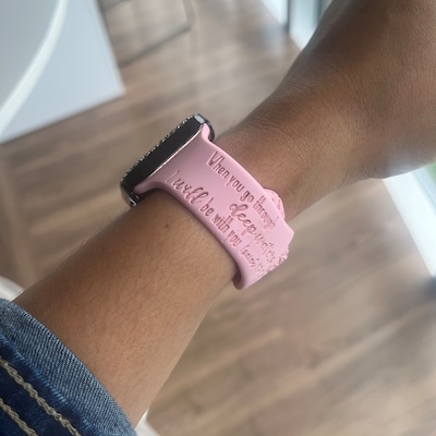 Philippians 4:13 Engraved Watch Strap Compatible With Apple Watch Bands ...