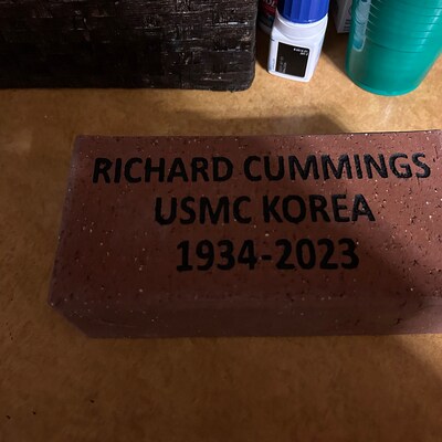 Brick Memorial 4x8 REAL CLAY PAVER Personalized Fundraising Bricks ...