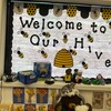 Welcome to Our Hive, Bumble Bee Themed, Pre-made Bulletin Board ...