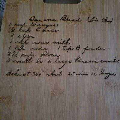 Recipe Magnet Handwritten Engraved Recipes, 5x7 Size - Etsy