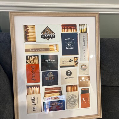 Custom Designed Matchbook Poster Print Digital Download vertical - Etsy