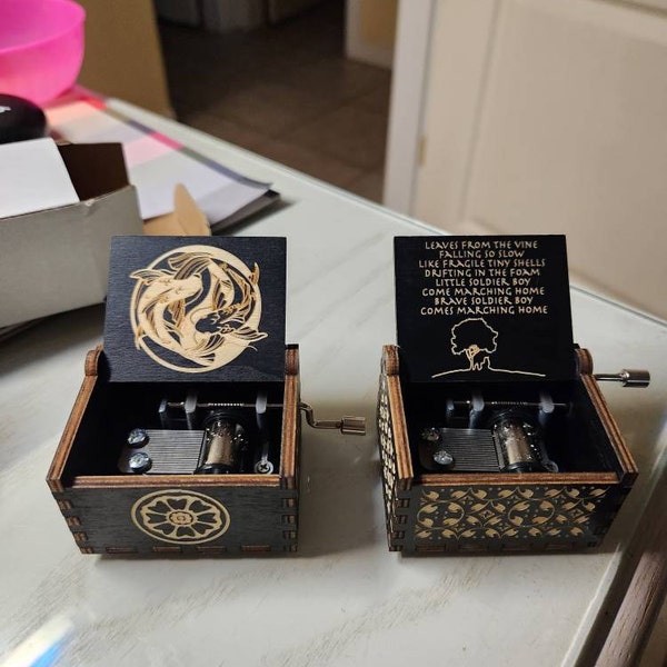 Avatar Music Box: the Avatar's Love Theme, Custom Engraved Birchwood - Etsy