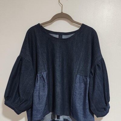 Collage Gather Top PDF Sewing Pattern - Etsy