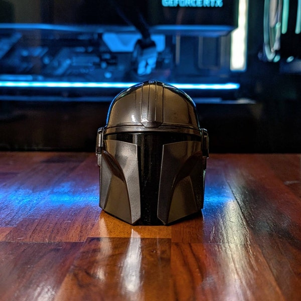 Mini Mandalorian Helmet | Mando Scifi Collectible | 3D Printed Hand ...
