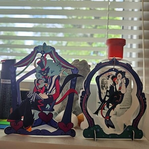 Angel Dust Hazbin Hotel Paper Craft Standee - Etsy