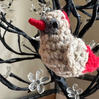 Crochet Little Chickadee Crochet Amigurumi Crochet Bird Plush Toy ...