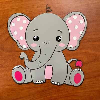 Baby Elephant SVG, Cute Elephant, Baby Boy, Baby Girl Cut File ...
