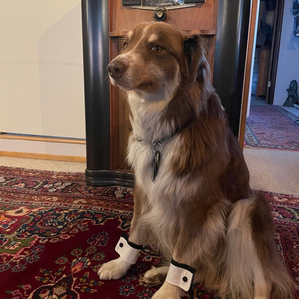 Dog Cuffs, Custom Dog Tuxedo Cuffs for Wedding, Dog Wedding Accessory ...