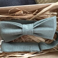 Dark Cyan Bow Tie Dark Cyan Linen Bow Tie, Dark Cyan Weddings, Wedding ...