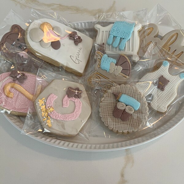 21st Birthday Cookies Pink and Gold, CUSTOMIZABLE! Champagne Birthday ...