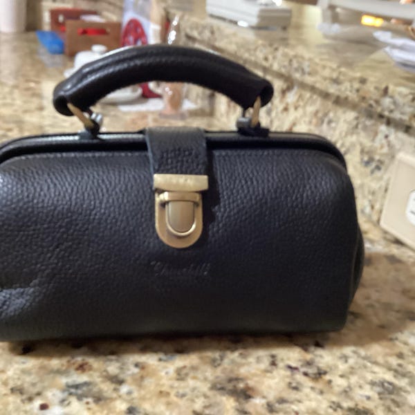 Leather Hat Box, Vintage Style Hat Box, Travel Hat Box, Train Case ...