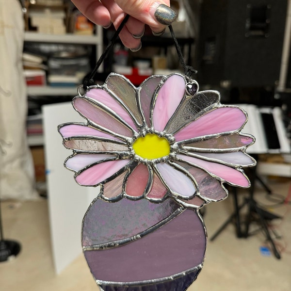 Gerbera Daisy Stained Glass Pattern - Etsy
