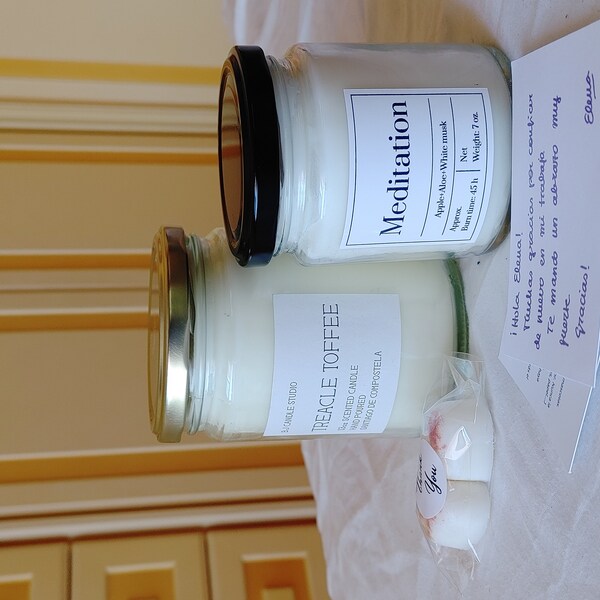 Silence Candle, Handmade Soy Candle for Concentration and Peace, Buy 2 ...