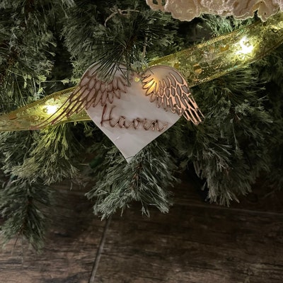 Angel Wing Ornament - Etsy