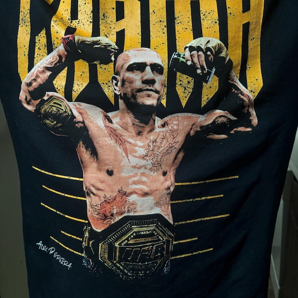 Alex Pereira Oversized T-shirt | Vintage Bootleg MMA UFC Graphic Design ...